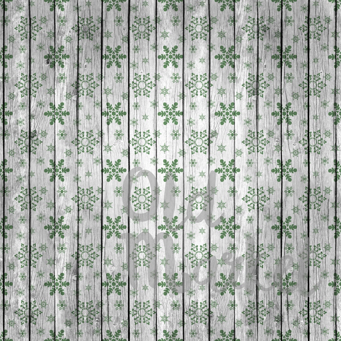 Rustic Christmas Digital Paper - Red and Green Textured Christmas ...