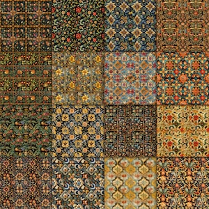 Italian Renaissance Paintings SEAMLESS Patterns - Italian Renaissance ...