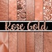 Rose Gold Digital Paper - Rose Gold Textures - Rose Gold Backgrounds ...