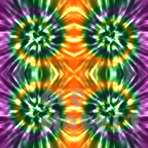 Tie Dye Digital Paper - Set 2 - Seamless Colorful Tie-dye Digital Paper ...