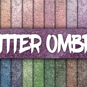 Glitter Digital Paper Bundle - Includes 218 Digital Papers - Glitter ...