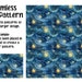 Starry Night Galaxy SEAMLESS Patterns - Watercolor Starry Night Digital ...