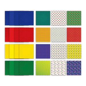 Superhero Digital Paper - Comic Book Theme Backgrounds and Textures ...