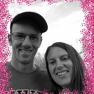 Pink, Purple and Red Valentines Day Glitter Borders - Glitter Confetti ...