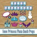 Snow Princess Photo Booth Props and Decorations - Printable Props and ...