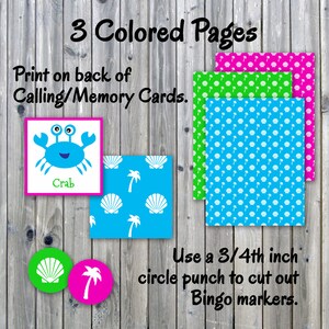 Summer Bingo Printable PDF - 30 Different Cards - Half Page Size ...