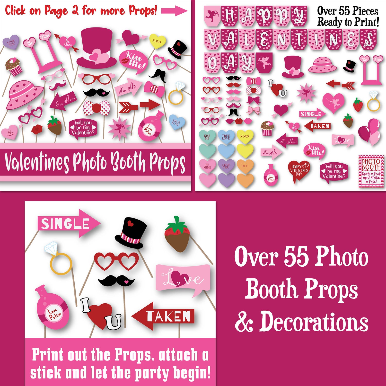 The Ultimate Valentines Day Party Package Includes Printable - Etsy