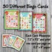 Christmas Bingo Printable PDF - Holiday Bingo - 30 Different Cards ...
