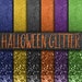 Halloween Glitter Digital Paper - Glitter Backgrounds and Textures - 16 ...