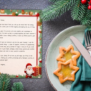 Printable Cute Christmas Stationery - Christmas Letter Paper ...