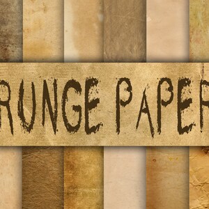 Vintage Style Digital Paper Bundle - Includes 160 Digital Papers ...