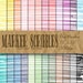 Marker Scribbles Digital Paper - Marker Stroke Textures - 24 Colors ...