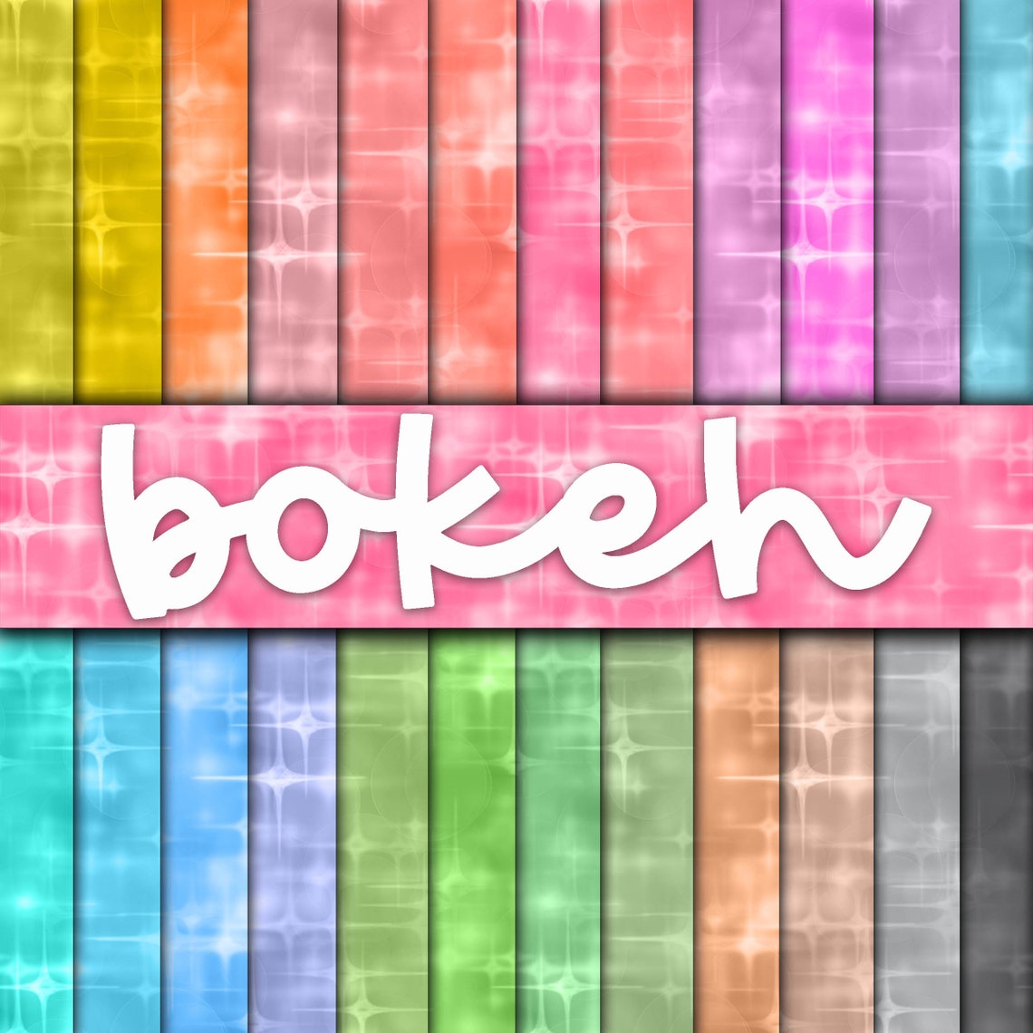Soft Bokeh Digital Paper Colorful Bokeh Design Backgrounds - Etsy