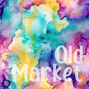 Alcohol Ink SEAMLESS Patterns - Alcohol Ink Digital Paper - 18 Designs ...