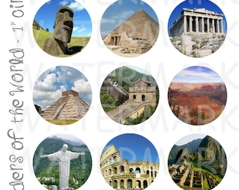 7 Wonders Of The Ancient World Collage