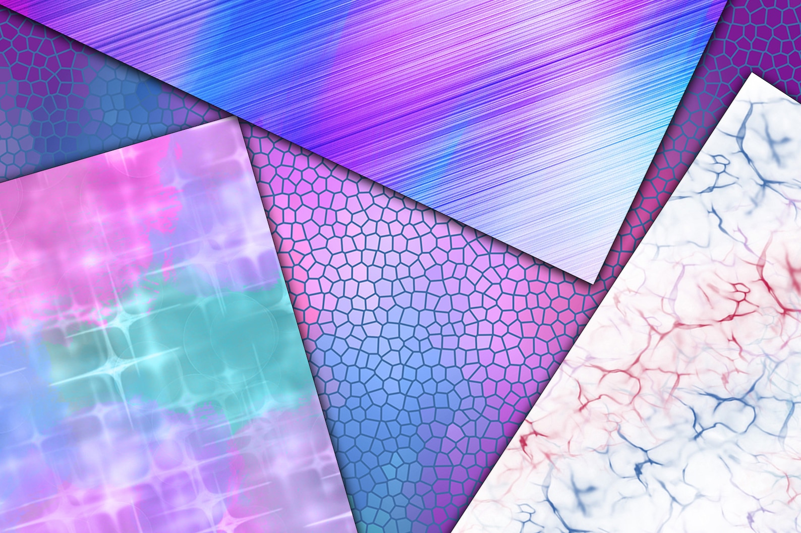 Magical Textures Digital Paper - Purple and Pink Textures and ...