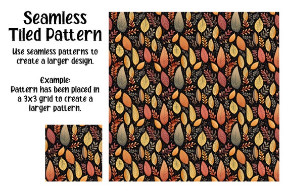 Fall Leaf Texture Seamless