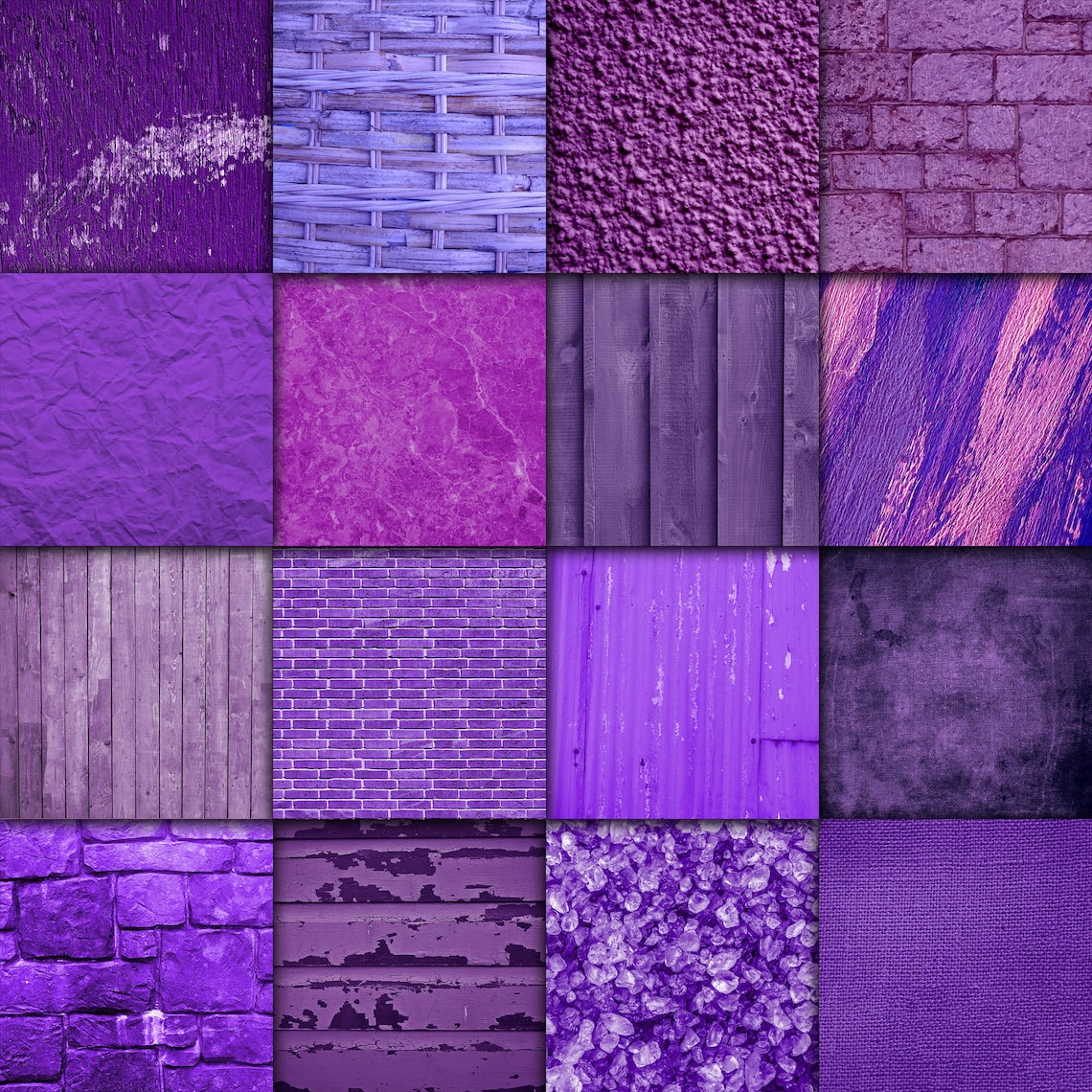 Shades of Purple Digital Paper - Purple Backgrounds - Purple Textures ...