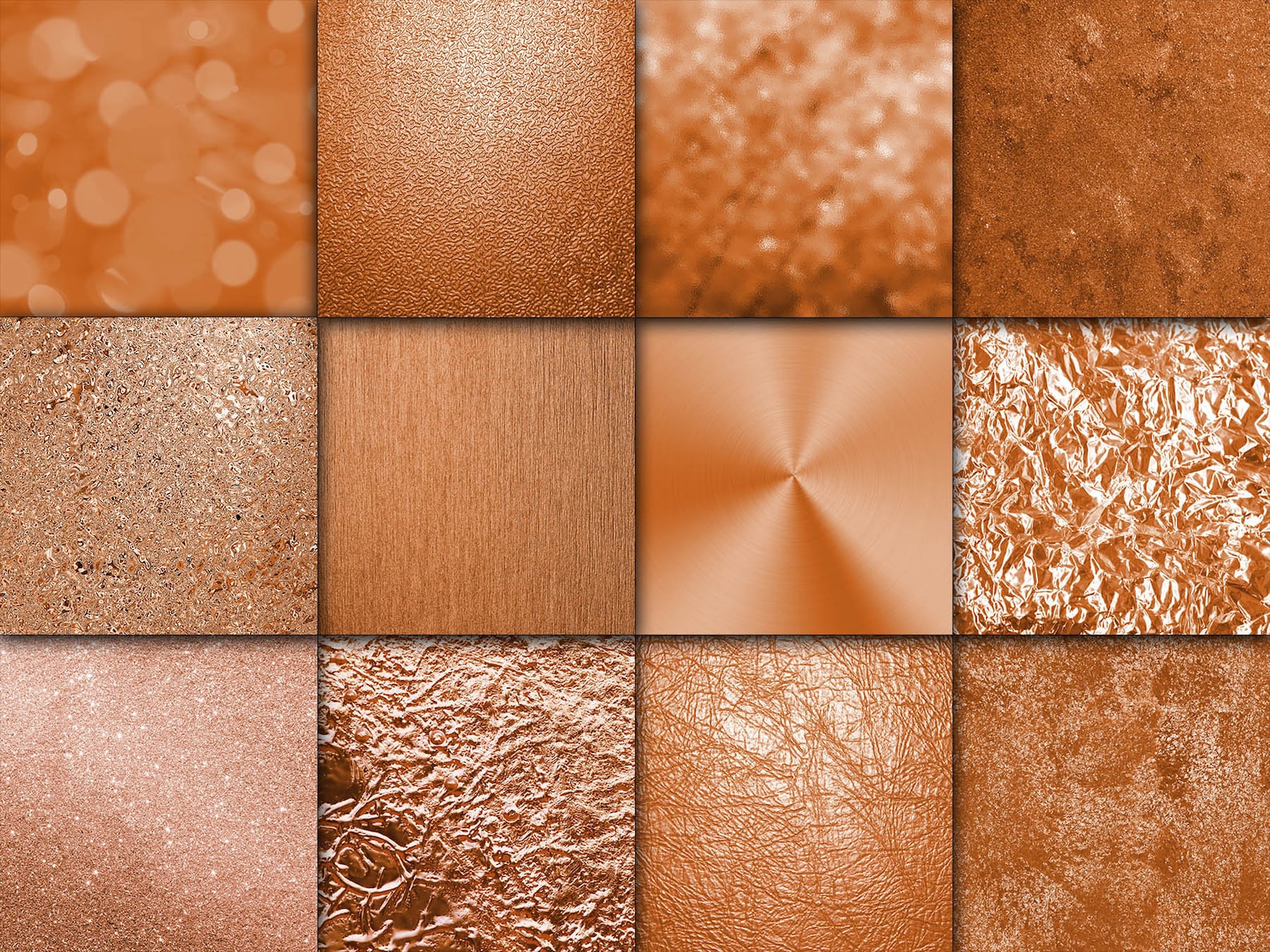 Copper Digital Paper Copper Textures Copper Backgrounds - Etsy Canada