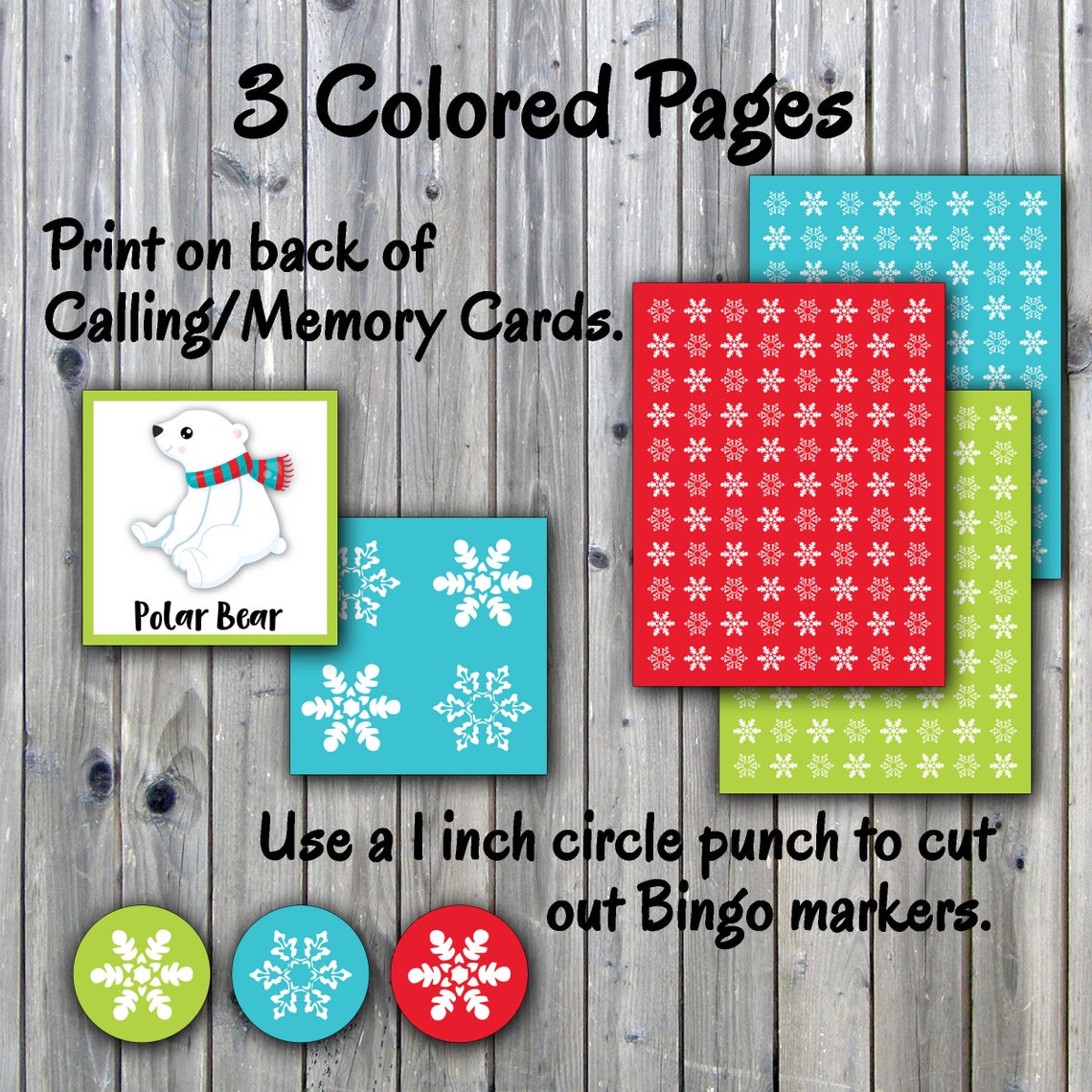 Christmas Bingo Printable PDF Holiday Bingo 30 different | Etsy