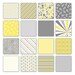 Baby Digital Paper in Yellow and Gray - Digital Paper Pack - 16 Designs ...