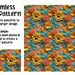 3d Sunflowers - 3d Flower Seamless Patterns - 16 Designs - 12x12in ...