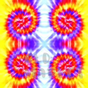 Tie Dye Digital Paper - Set 4 - Seamless Colorful Tie-dye Digital Paper ...