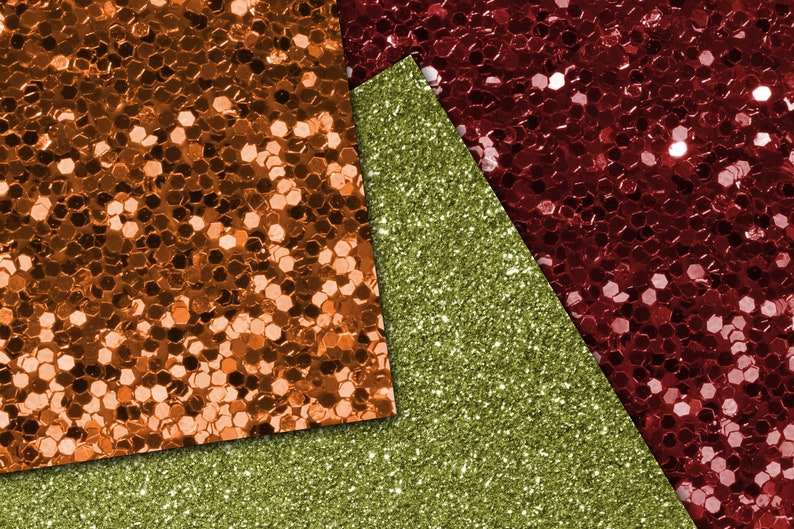 Fall Glitter Digital Paper Glitter Autumn Backgrounds and - Etsy