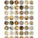 Antique Maps - Digital Collage Sheet - 1 Inch Round Circles - INSTANT ...