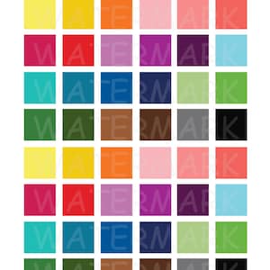 Solid Colors Digital Collage Sheet 1 Inch 1 X 1 INSTANT DOWNLOAD - Etsy