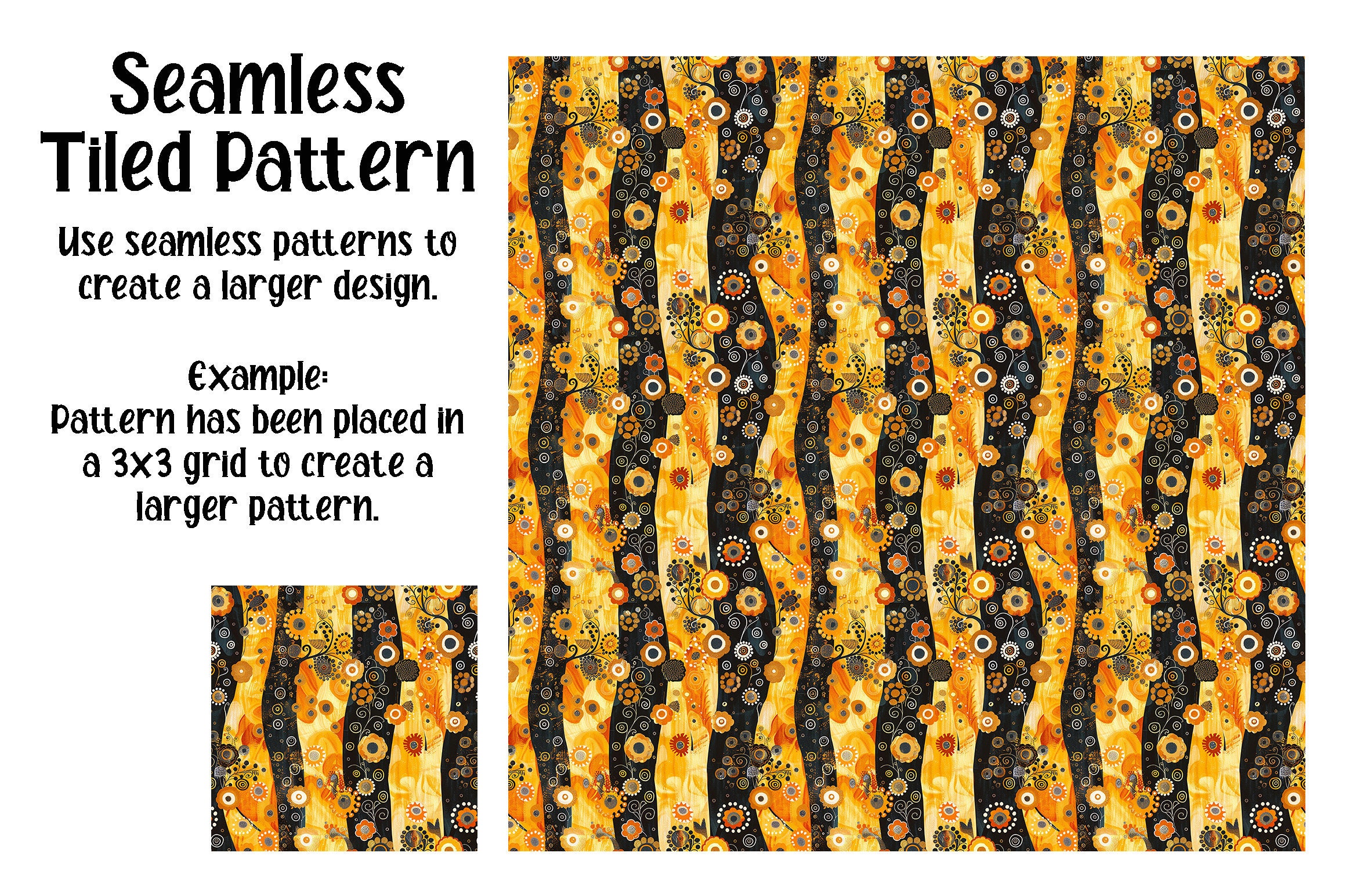 Gustav Klimt Inspired SEAMLESS Patterns - Klimt Digital Paper - 16 ...