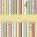 French Macaroons Digital Paper - Bright Colors Digital Paper Pack - 30 ...