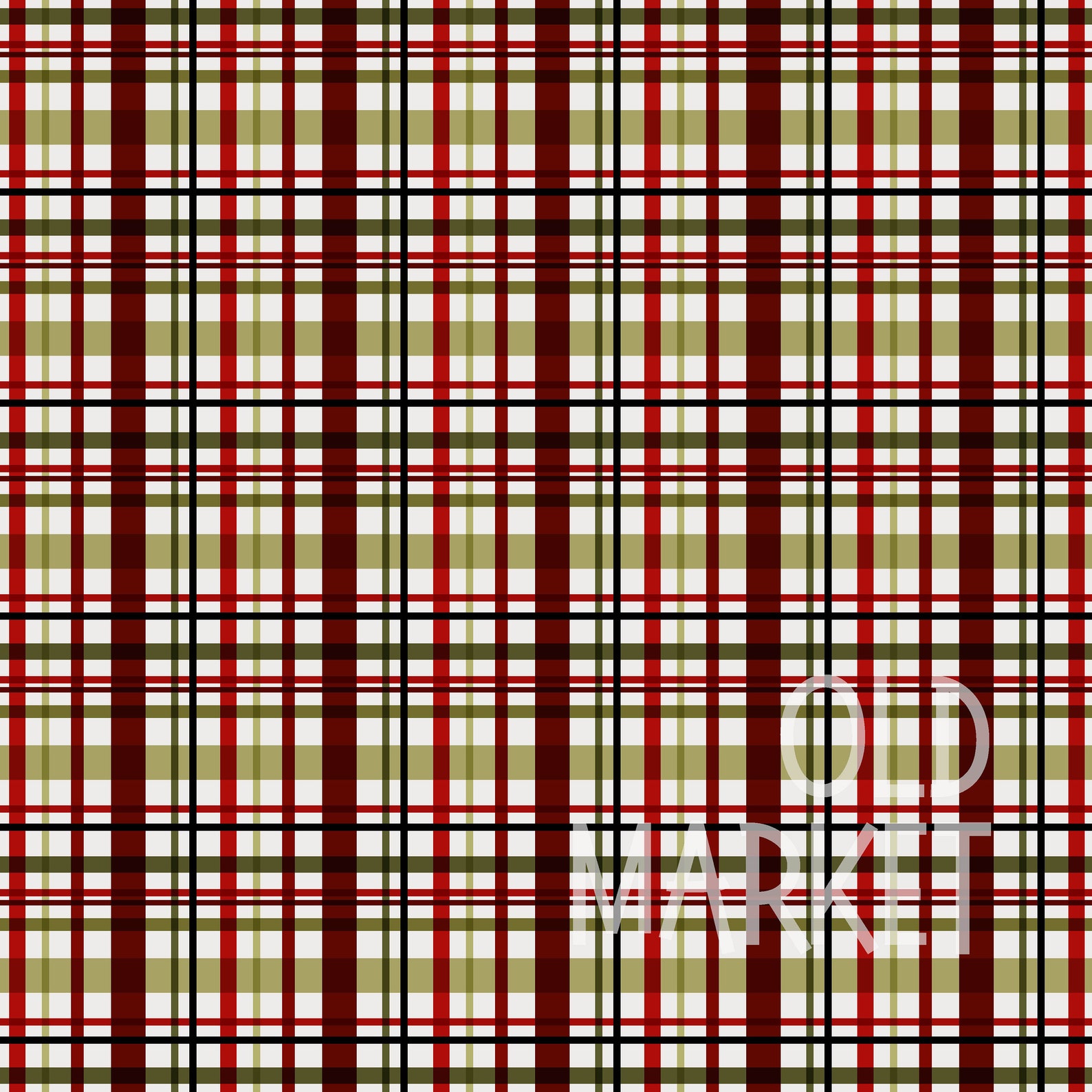 Plaid Christmas Digital Paper Red and Green Christmas - Etsy