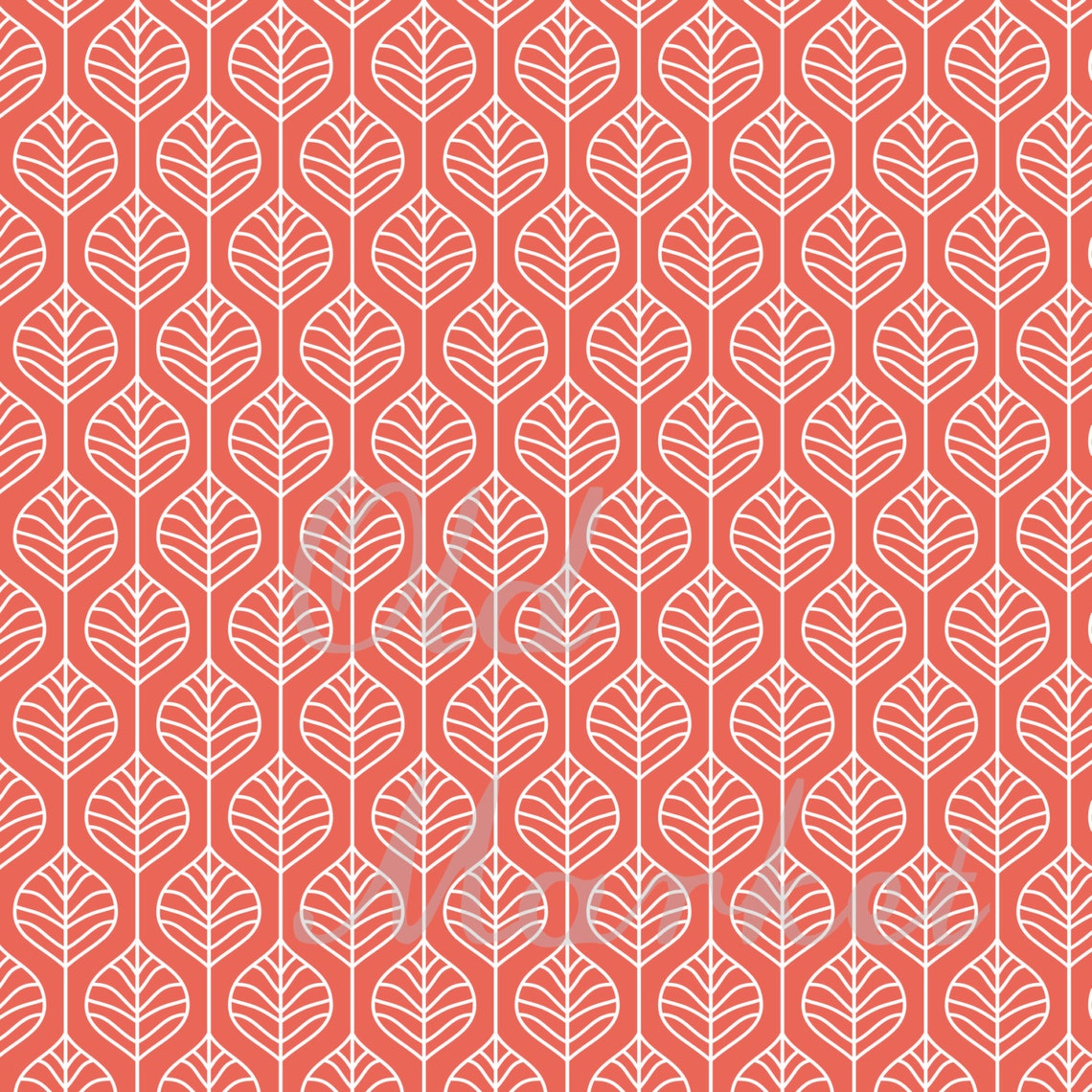 Leaf Digital Paper Colorful Leaf Backgrounds 24 Colors | Etsy