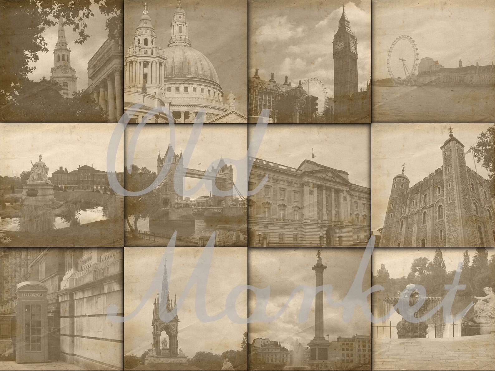 London Digital Papers - Photographs of London- London England Digital ...