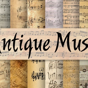 Vintage Style Digital Paper Bundle - Includes 160 Digital Papers ...