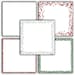 Christmas Glitter Borders Digital Paper - Red and Green Glitter ...