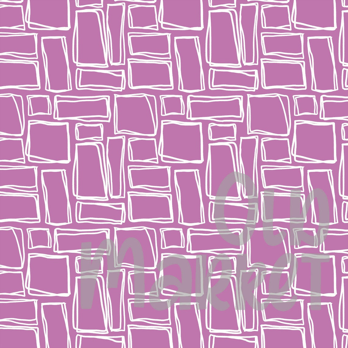 Doodle Squares Digital Paper - Square Backgrounds and Textures - 24 ...