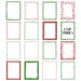 Christmas Glitter Frames and Borders PNG Overlay Clipart Bundle ...