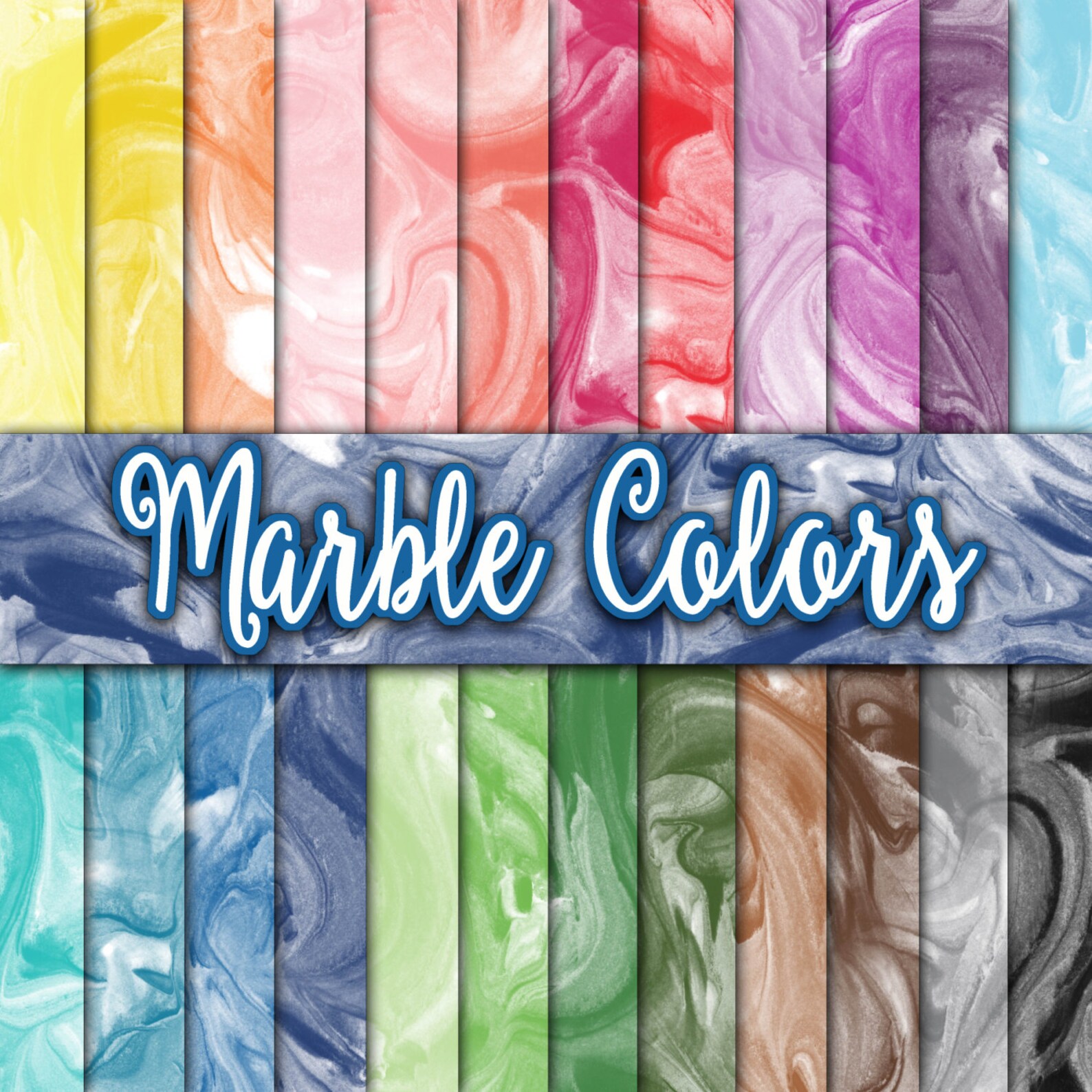 Marble Colors Digital Paper Marble Paint Textures Marble - Etsy