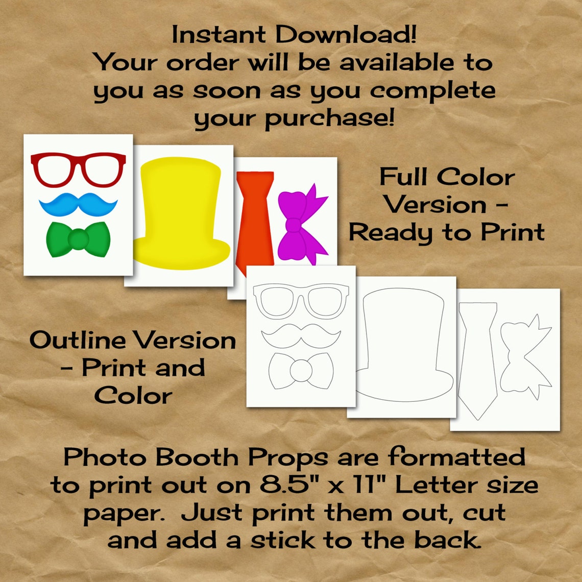 Monster Photo Booth Props and Decorations Monster Halloween - Etsy