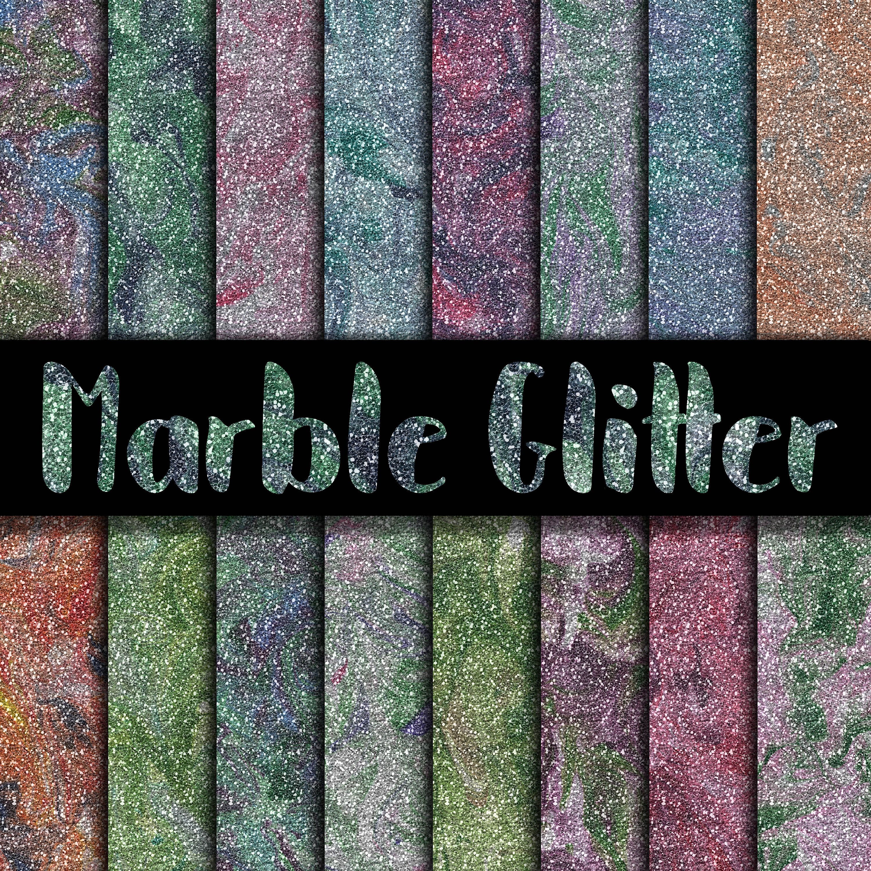 Marble Glitter Digital Paper Glitter Textures Glitter | Etsy