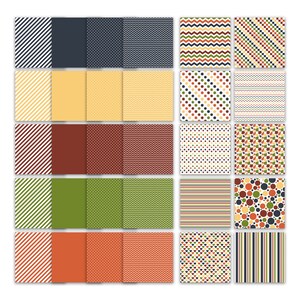 Fall Colors Digital Paper - Bright Autumn Colors Digital Paper Pack ...