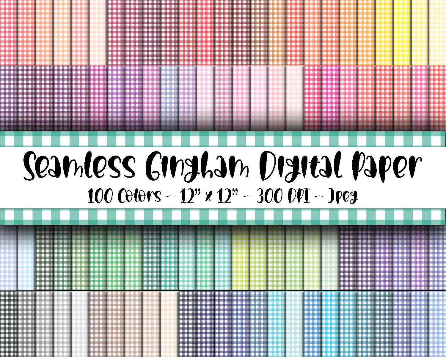 Red Gingham File - Etsy