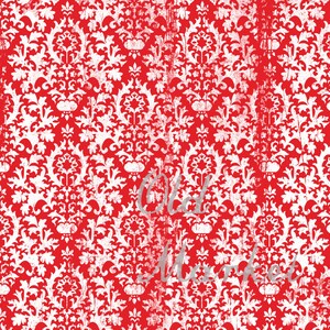 Vintage Damask Digital Paper - Colorful Damask Backgrounds - 24 Colors ...