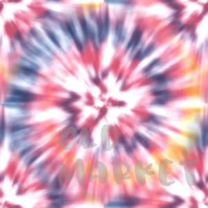 Tie Dye Digital Paper - Set 5 - Seamless Colorful Tie-dye Digital Paper ...