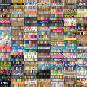 Sale-digital Scrapbook Paper Bundle - Includes All of My Current ...