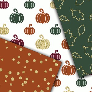 Autumn Gold Digital Paper - Autumn Textures and Backgrounds - 16 Fall ...