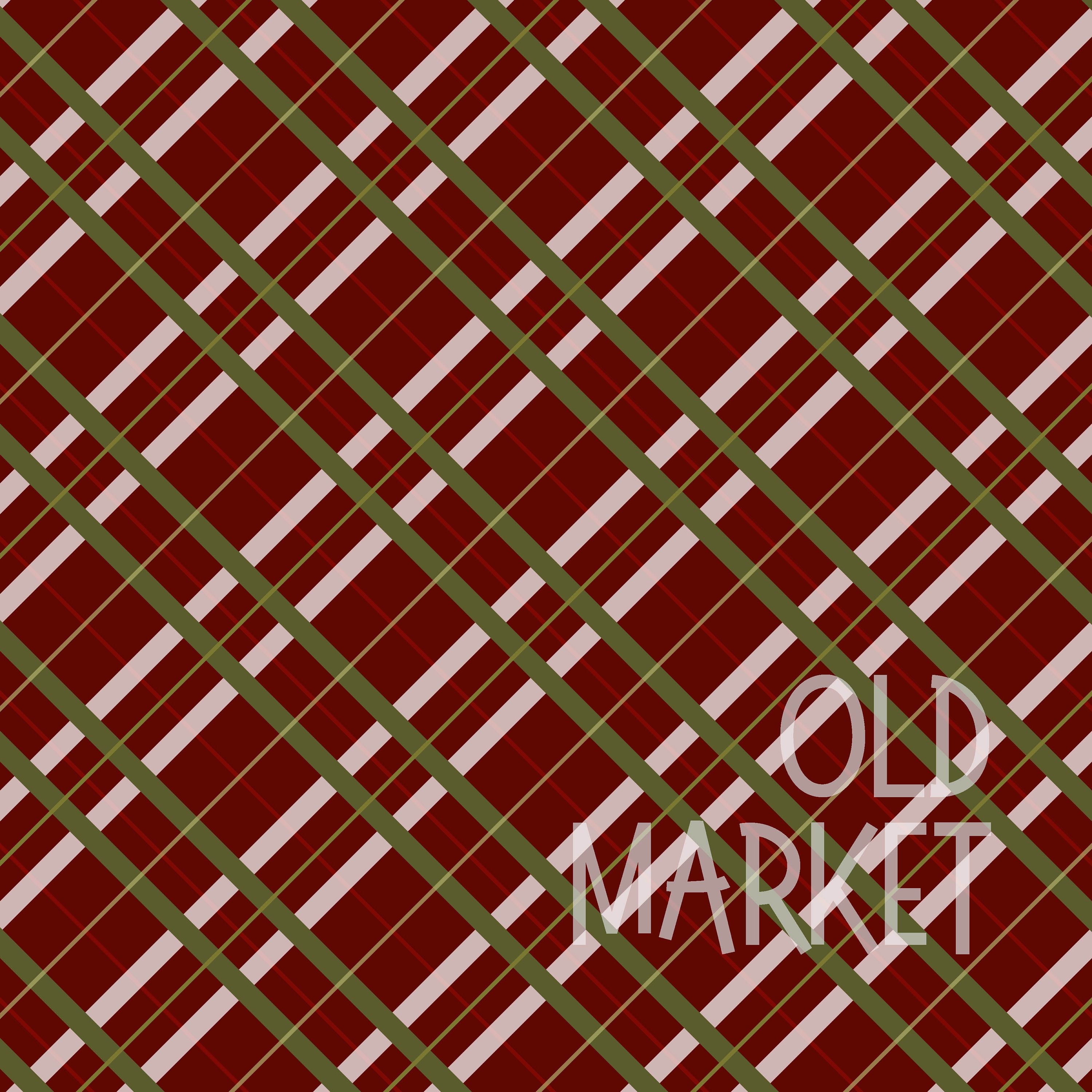 Plaid Christmas Digital Paper Red and Green Christmas - Etsy