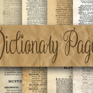 Vintage Style Digital Paper Bundle - Includes 160 Digital Papers ...